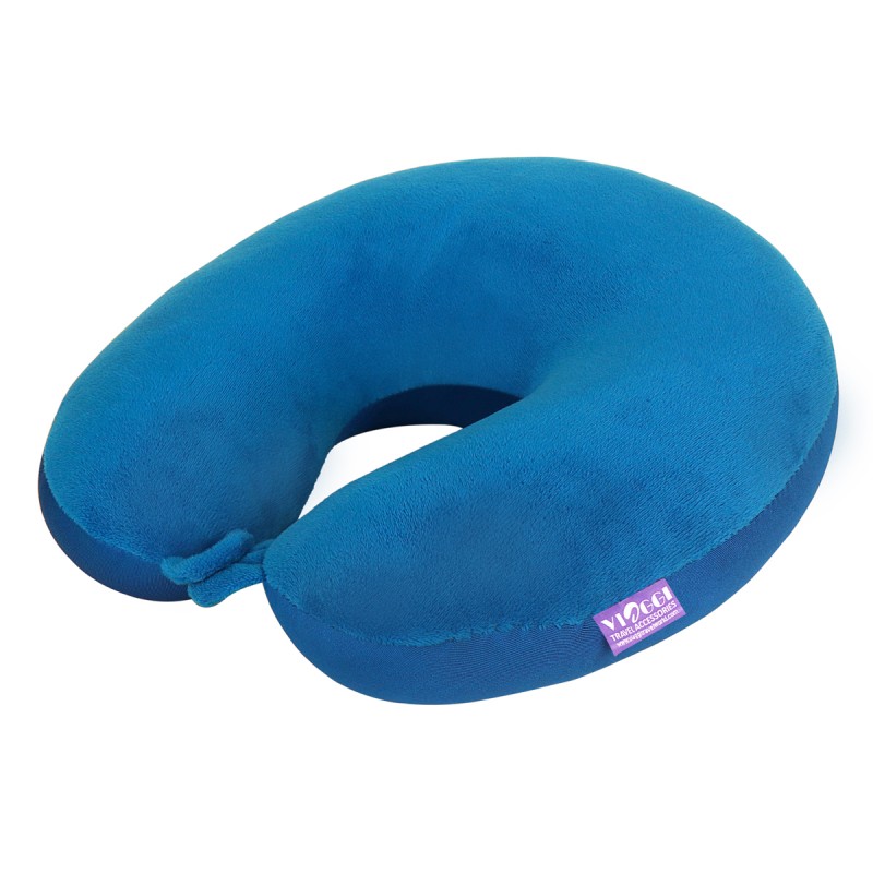 Shop Now Microbead U Shape Travel Neck Pillow With Fleece - Royal Blue ...